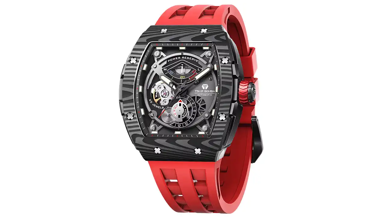 TSAR BOMBA Men’s Carbon Fiber Automatic Watch – RM Alternative Luxury ...