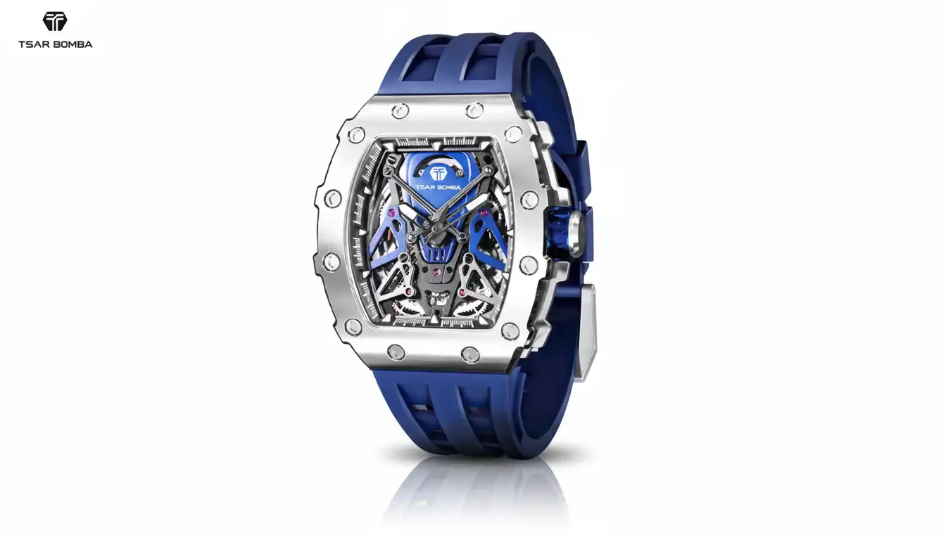 Elegant TSAR BOMBA Automatic Watch – Men’s Luxury Waterproof RM ...